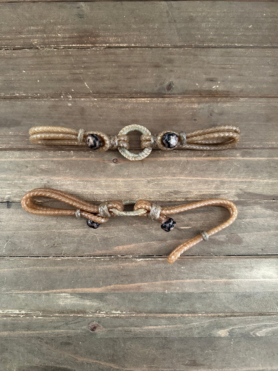 Bit Hobbles & Curbs – Traditional Rawhide Braiders