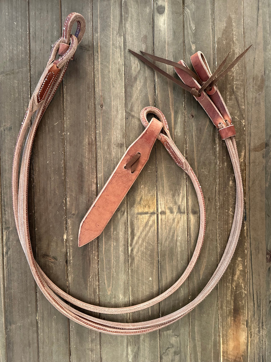 Romal Reins Quality Harness Leather 110” Saddle Tan Color OH-tan ...