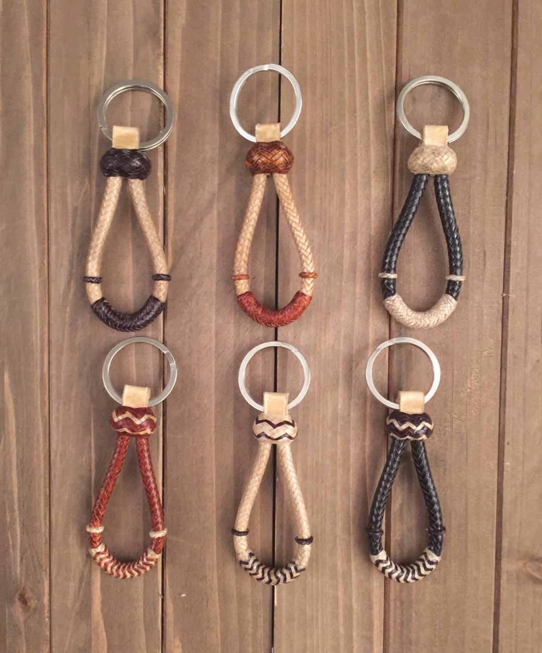 Keychains – Traditional Rawhide Braiders
