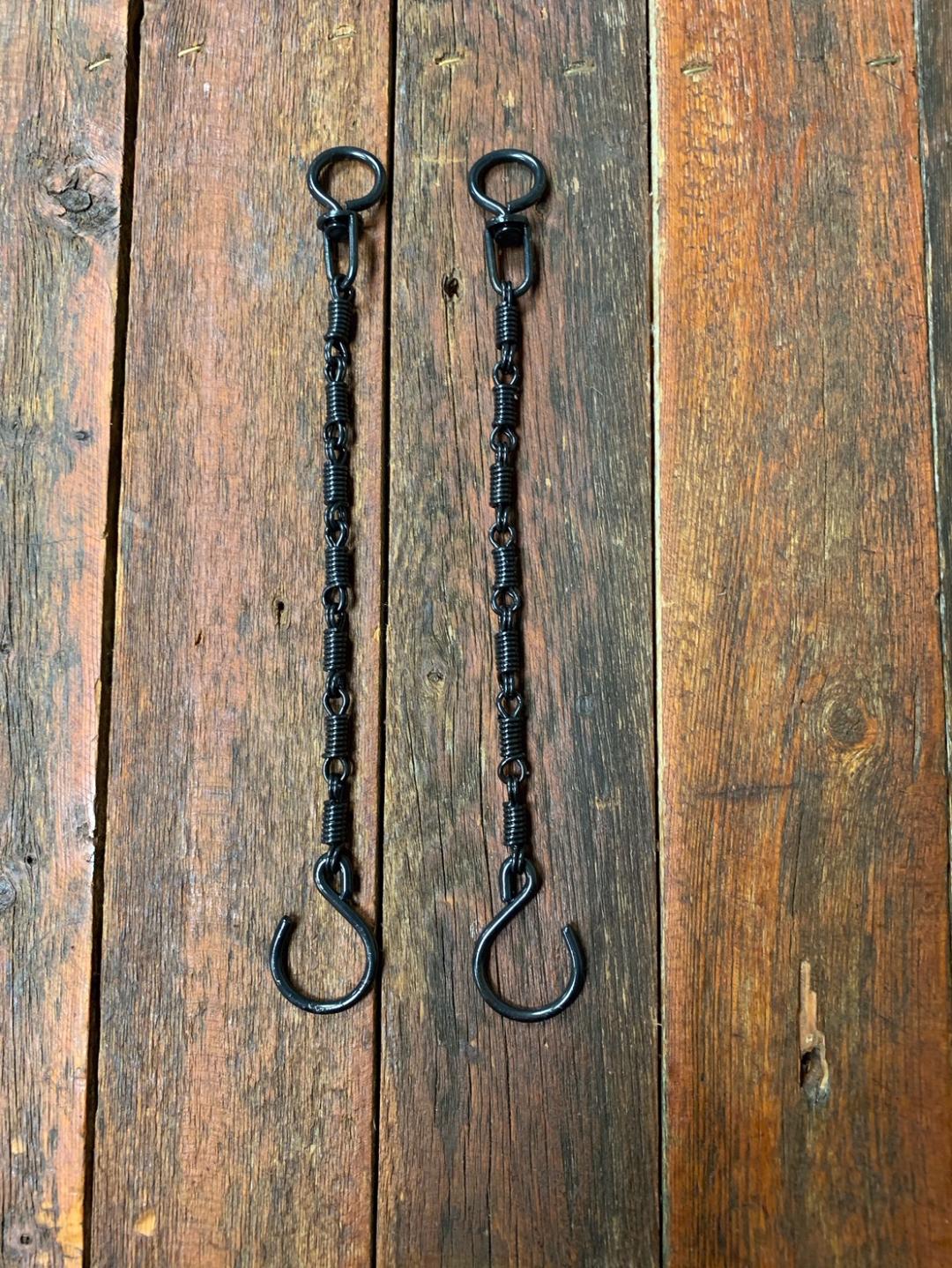 Twisted Spiral Rein Chains OUT OF STOCK – Traditional Rawhide Braiders