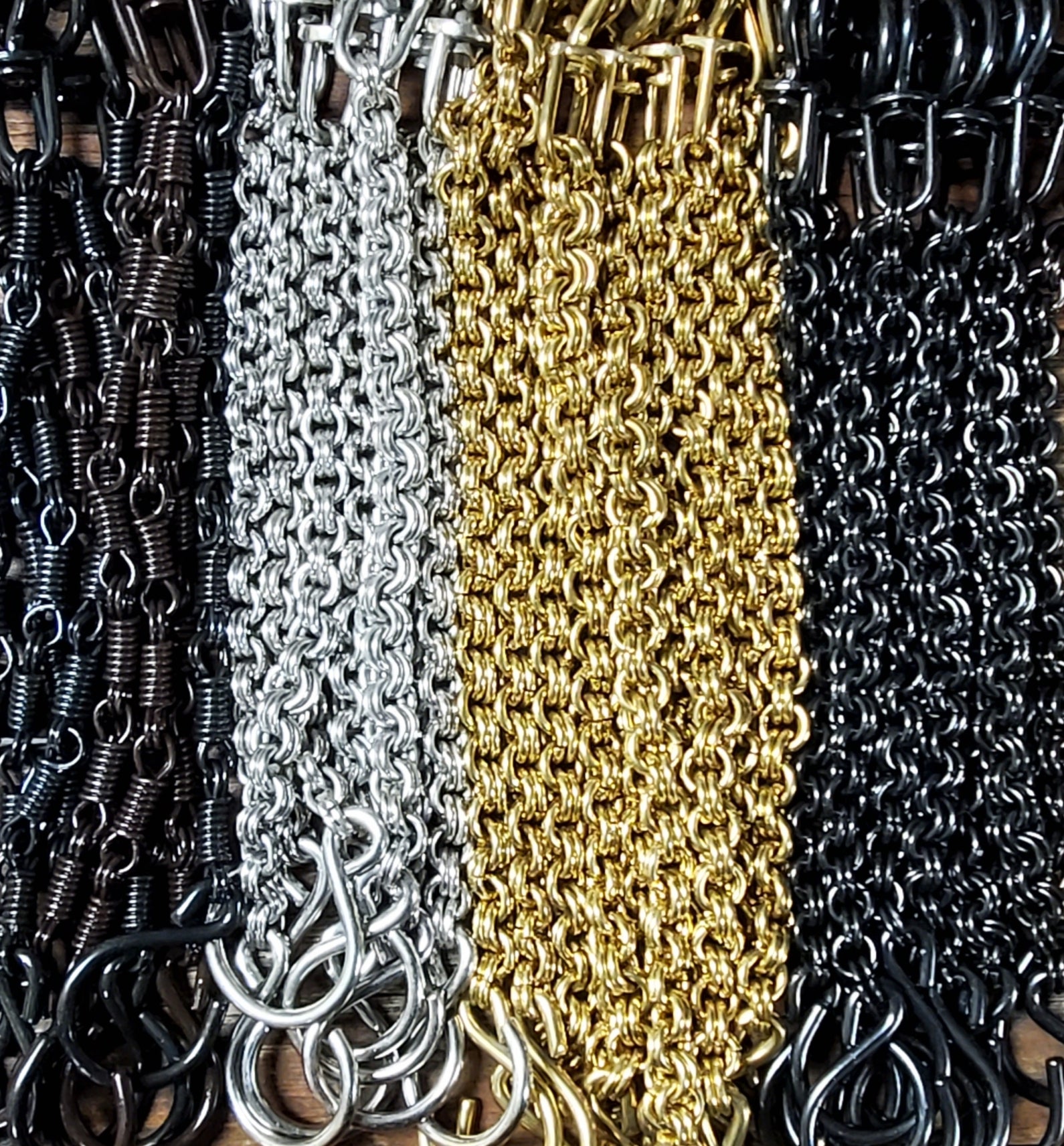 Double Ring Rein Chains – Traditional Rawhide Braiders